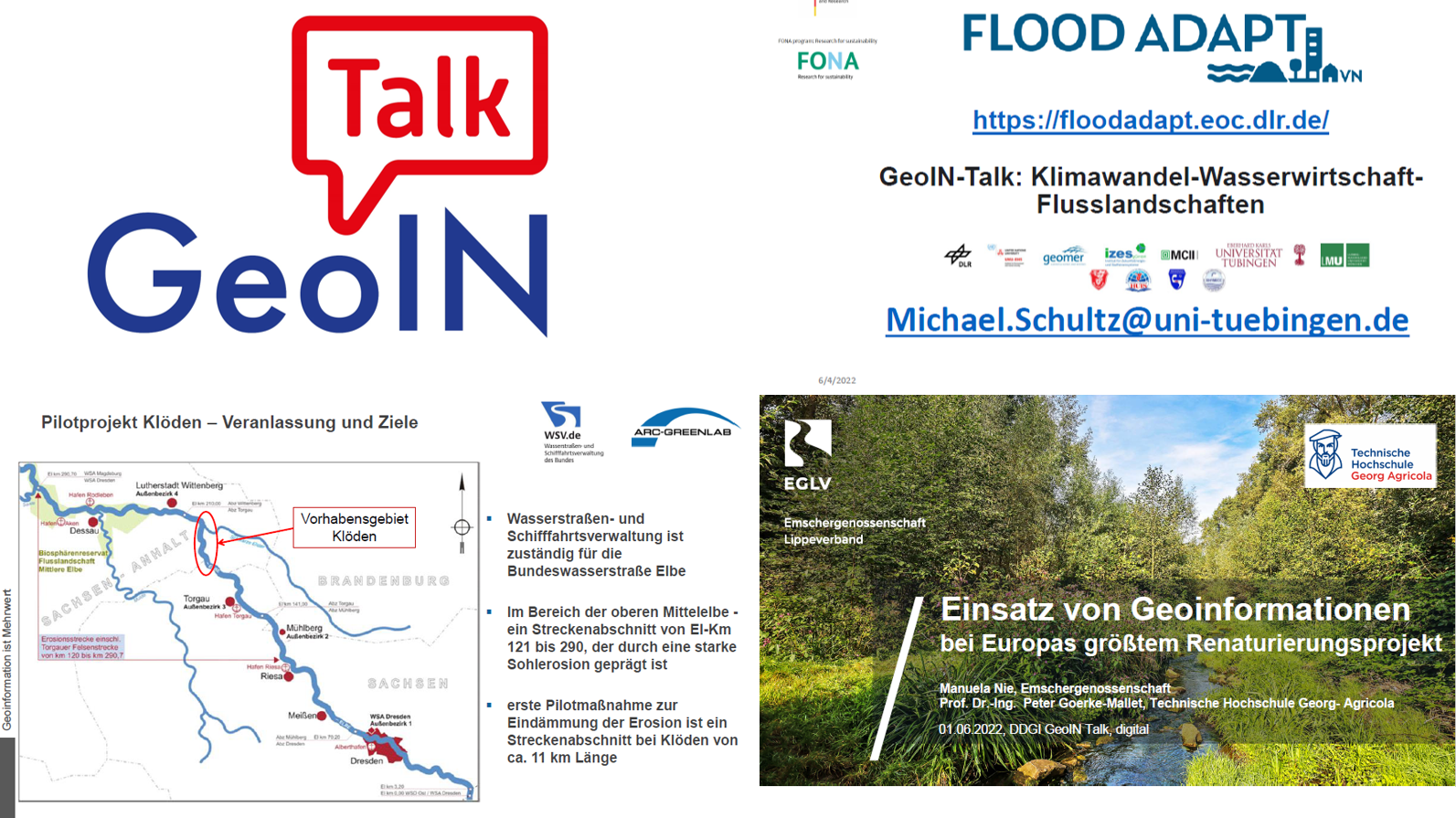 Beiträge vom GeoIN-Talk - "Klimawandel-Wasserwirtschaft ...